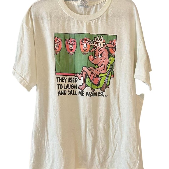 Global | Shirts | Vintage 9s Rudolph And Reindeer They Used To Laugh ...